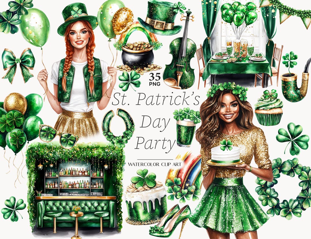 St. Patrick's Day Clipart St Patricks Day Party Clip Art St Patricks ...