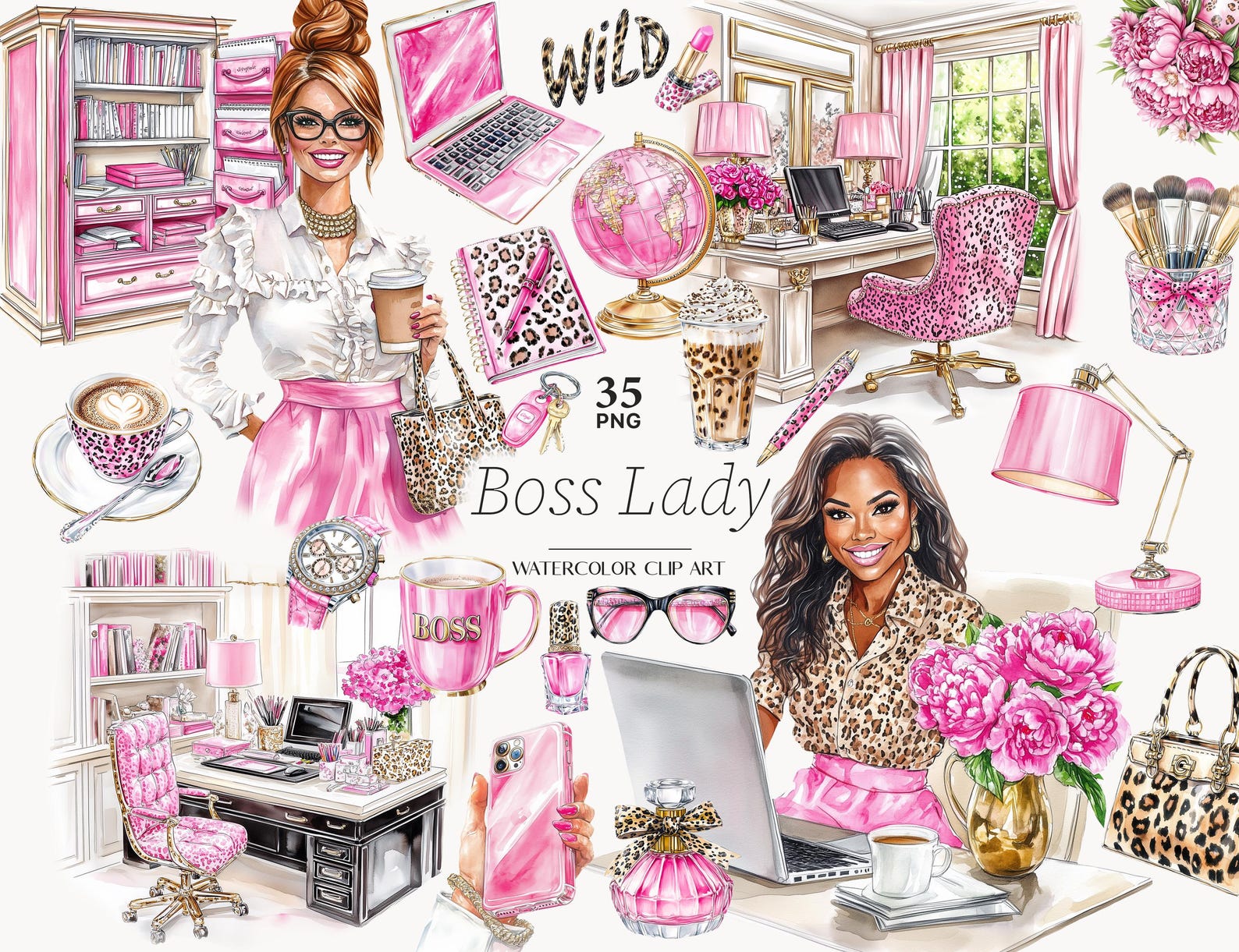 Boss Lady Clipart Black Boss Lady Clip Art African American Boss Woman ...
