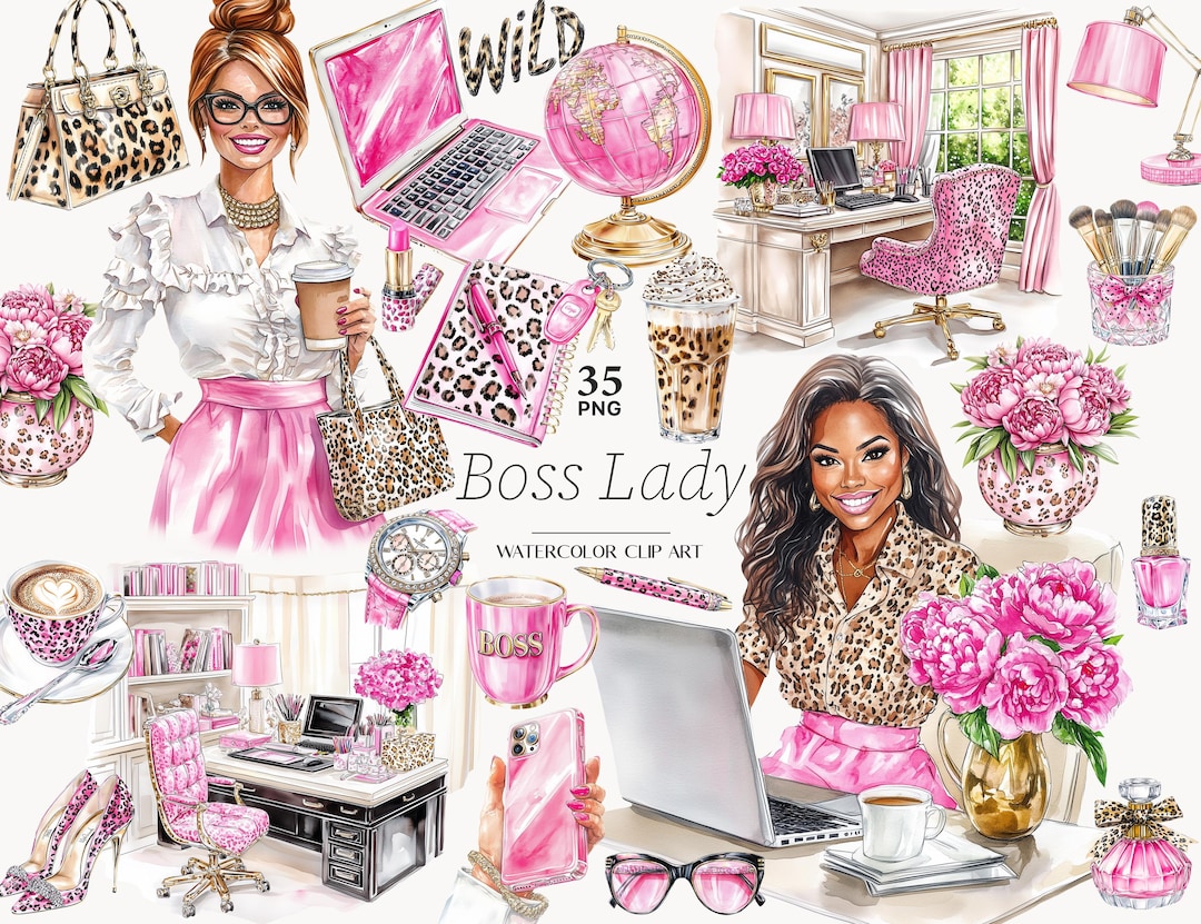 Boss Lady Clipart Black Boss Lady Clip Art African American Boss Woman ...
