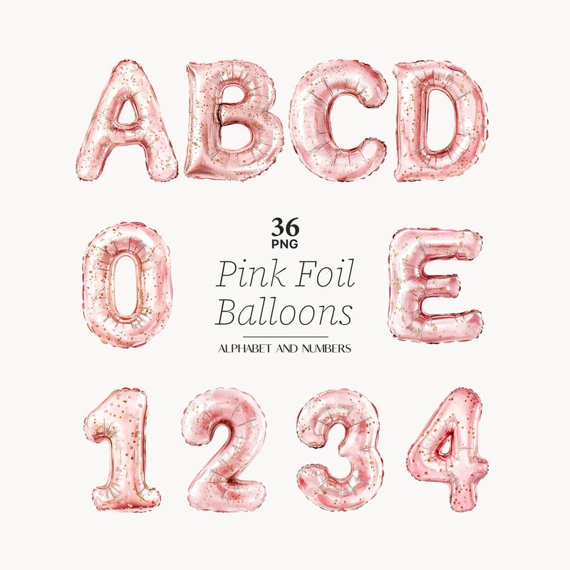 Alphabet Balloons - Etsy