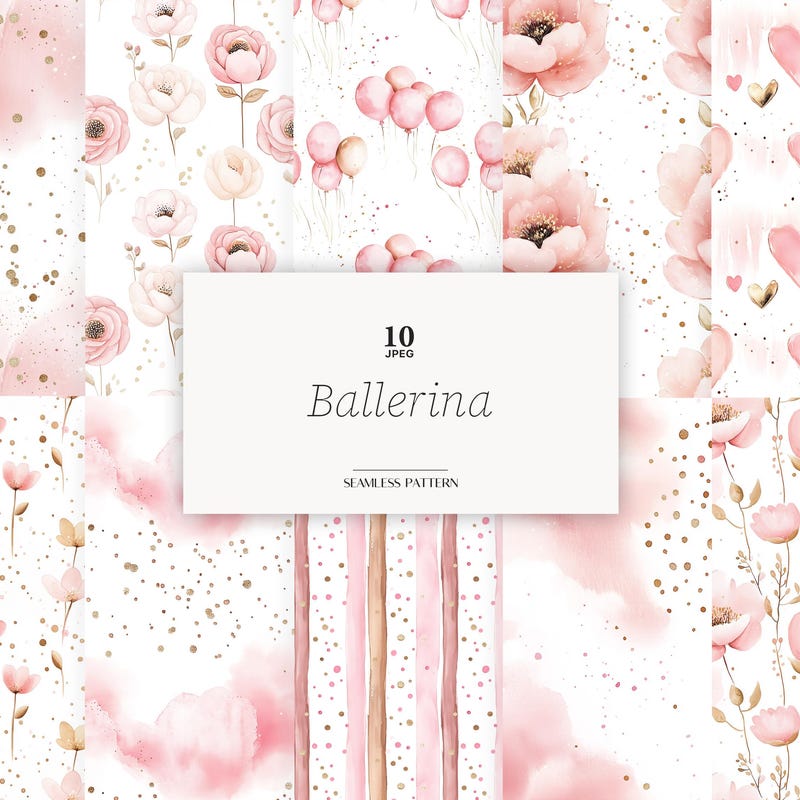 Pink Digital Papers - Etsy