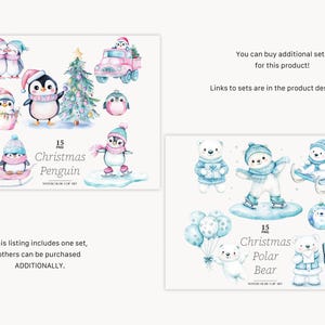 Christmas Penguin Clipart Winter Cute Penguins Clip Art Winter Animals ...
