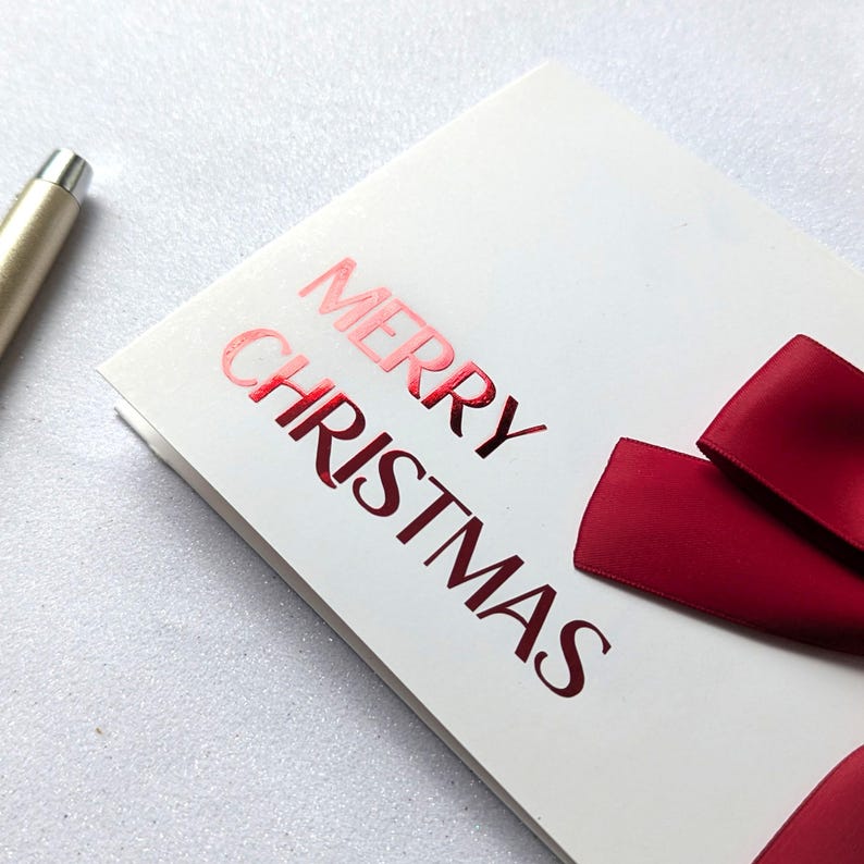 Luxury Christmas Money Greeting Card - Etsy