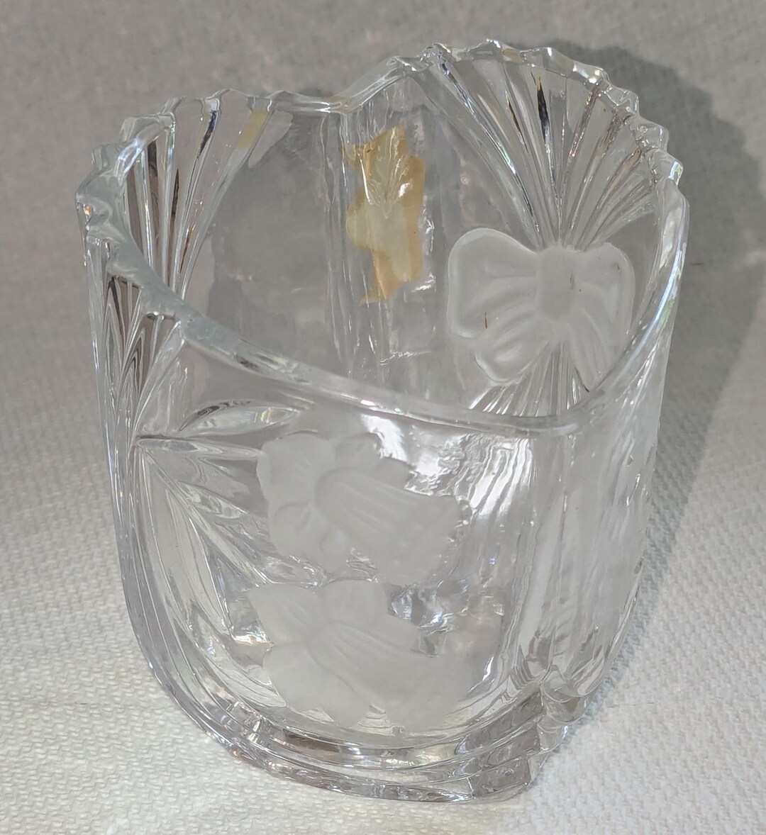 Crystal Anna Hutter Bleikristall Vintage Vase Daffodil - Etsy