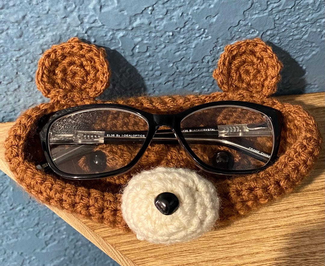 Animal Glasses Holder Crochet - Etsy