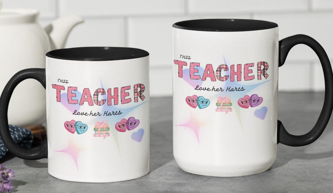 Valentine Teacher Appreciation, Gif for Teacher, Teacher Valentine ...