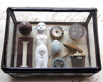 Pocket Museum - Glass Box Assemblage Curiosity Art Object - Etsy