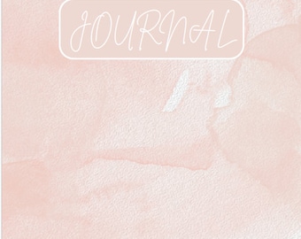 Pink Floral Daily Journal - Etsy