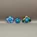 Flower Magnets (sets of 3) - Etsy
