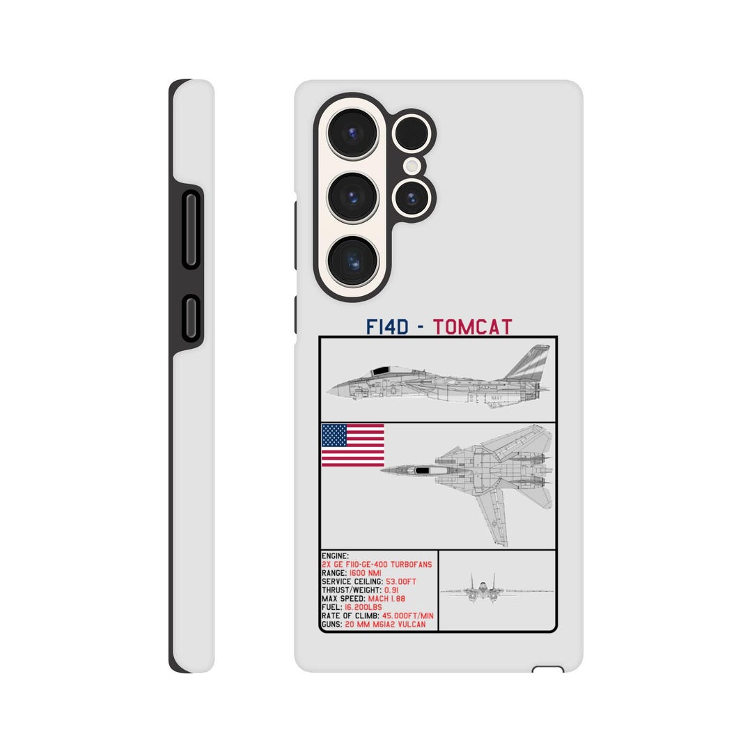 F-14 Tomcat Phone Case – Top Gun Jet Samsung Case Fighter Jet Military ...
