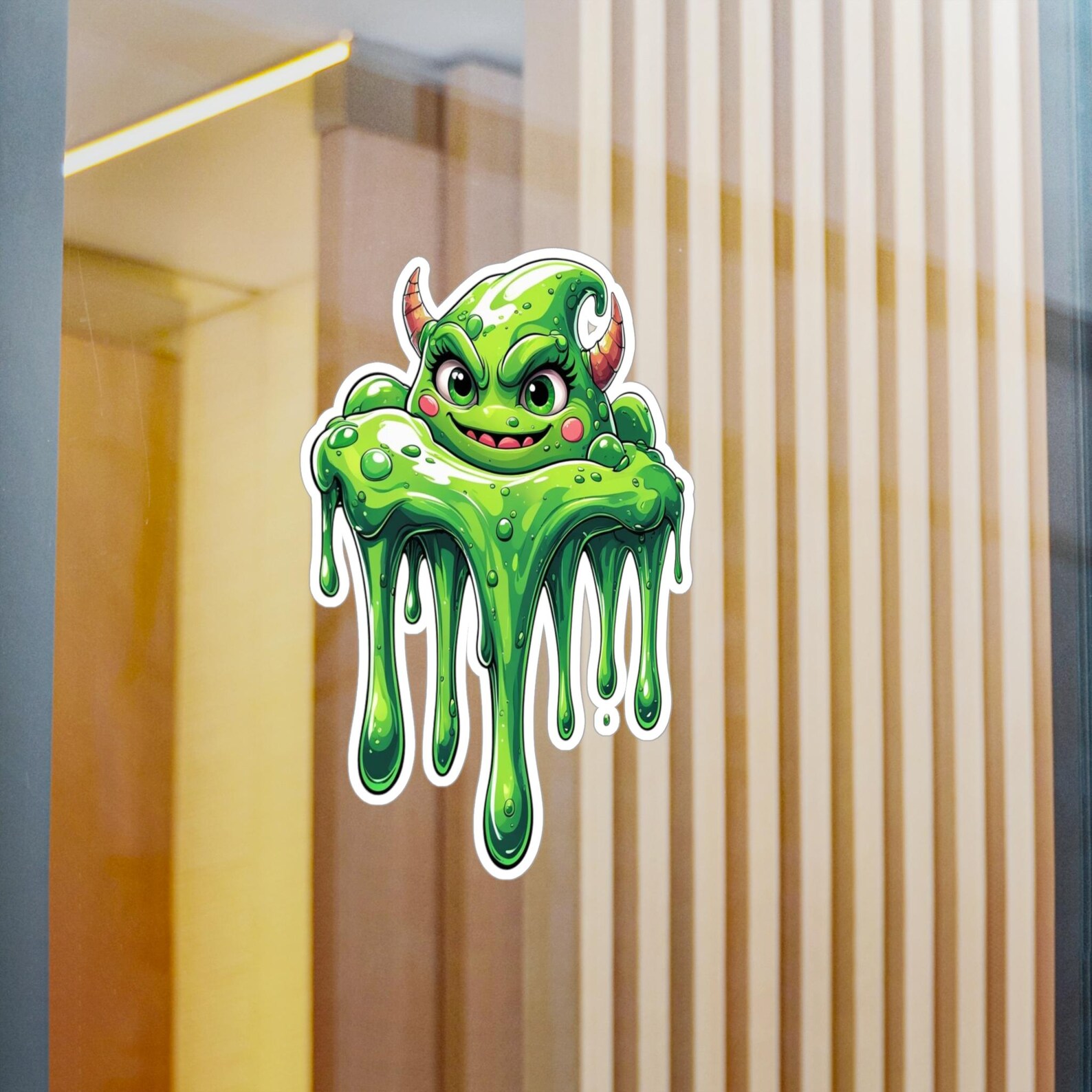 Slime Monster Vinyl Decals - Fun Stickers for Kids, Home Decor, Phone ...