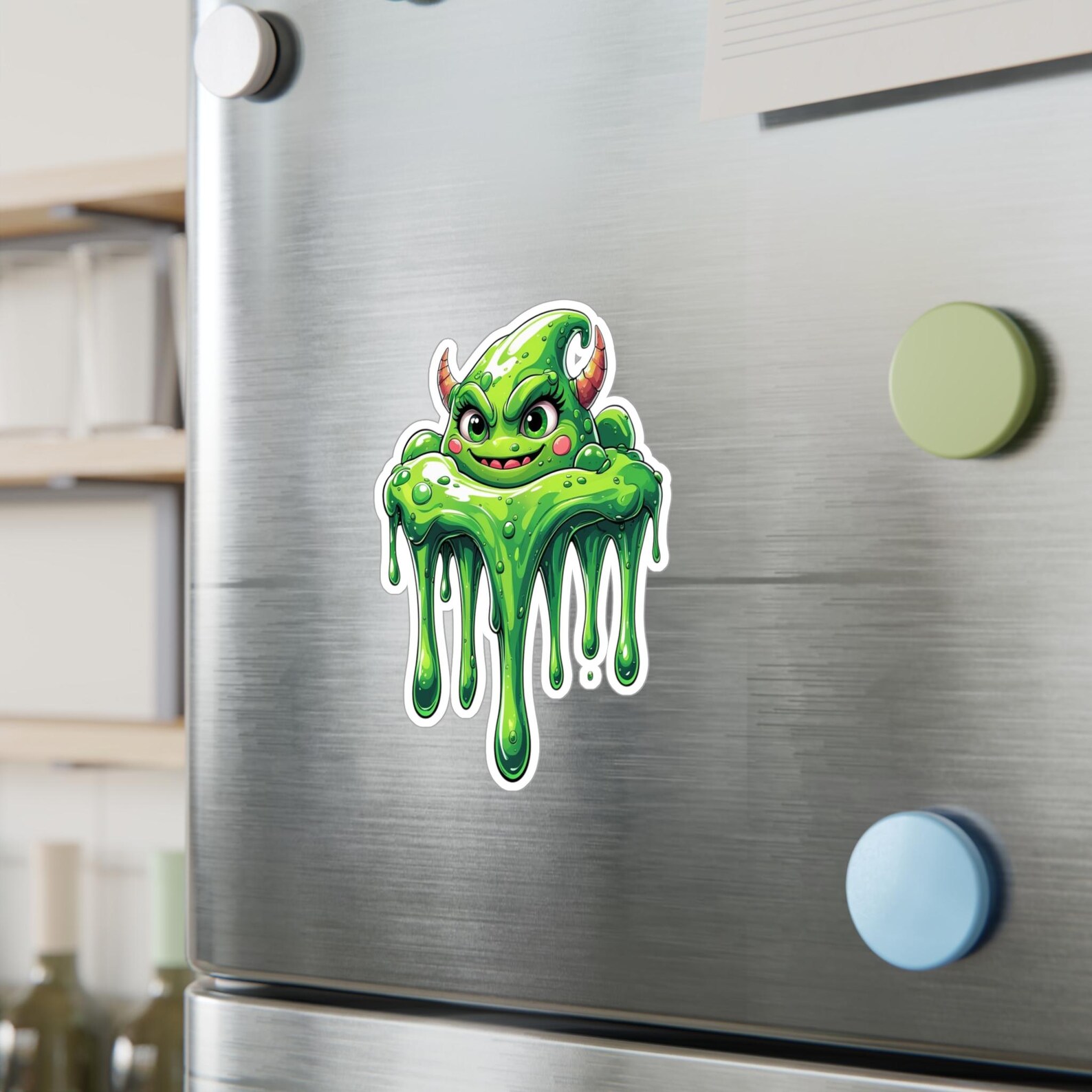 Slime Monster Vinyl Decals - Fun Stickers for Kids, Home Decor, Phone ...