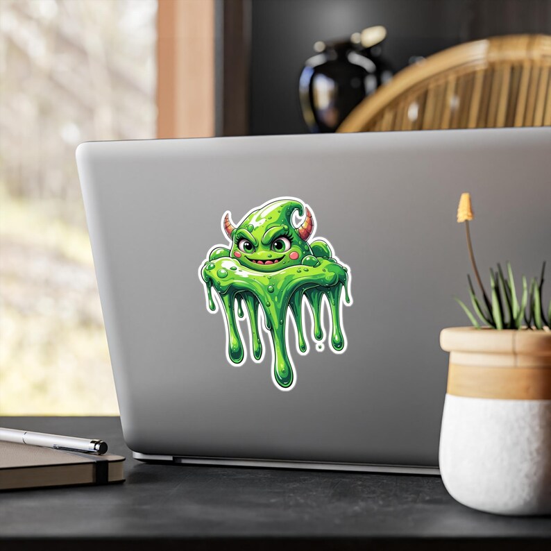 Slime Monster Vinyl Decals - Fun Stickers for Kids, Home Decor, Phone ...