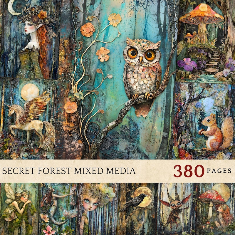 Enchanted Forest Template - Etsy