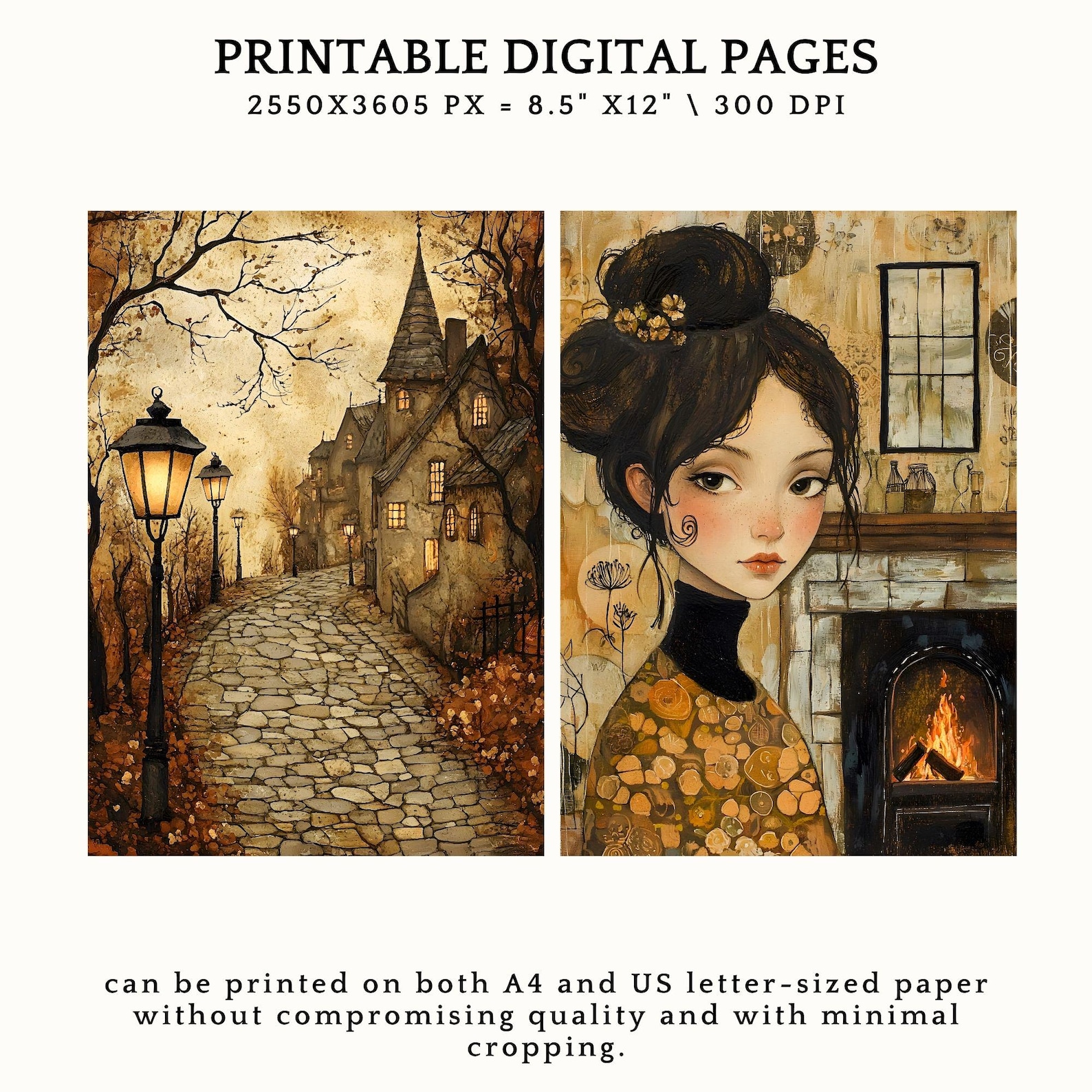 Victorian Whimsy Kit, Traditional Steampunk Junk Journal Portraits ...