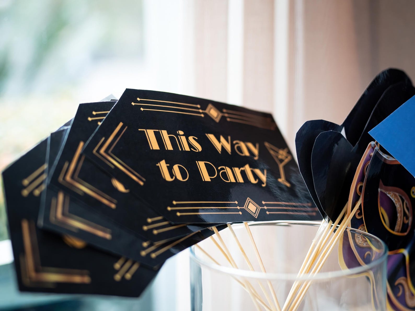 Roaring 20s Photobooth Props - Great Gatsby Party Printables, Flapper ...