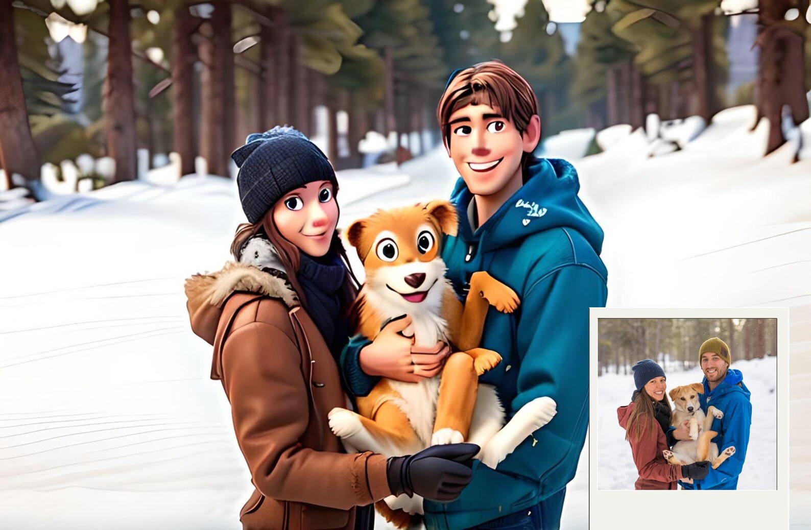 Custom Pixar Character Portrait From Photo, 3D Cartoon Art ...