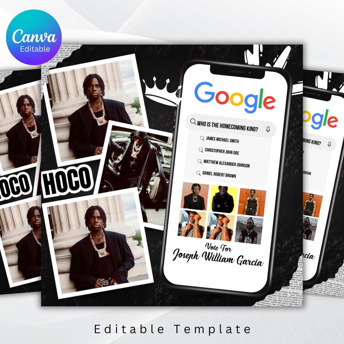 Homecoming King Flyer, Homecoming Flyer, Homecoming Flyer Template ...