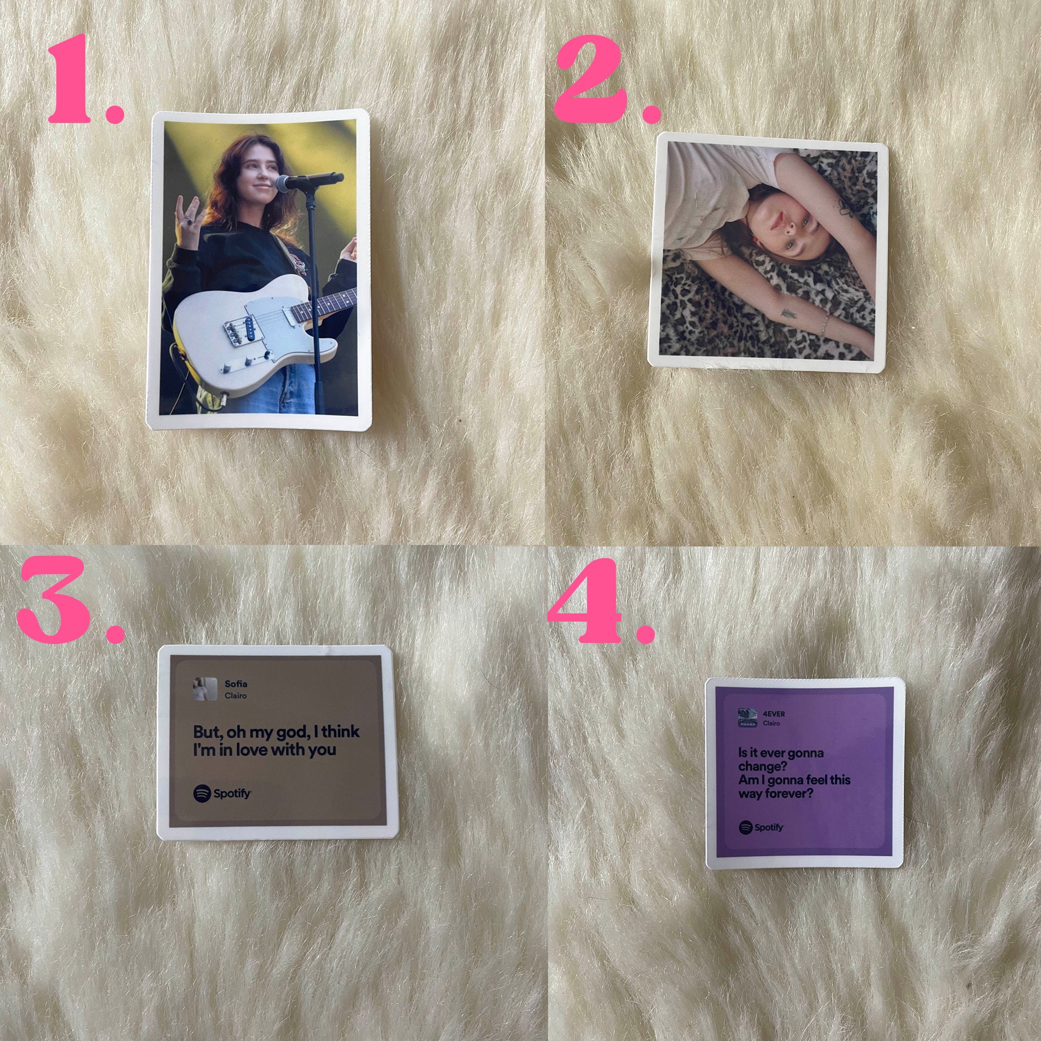 Clairo Sticker Collection Handmade Stickers - Etsy