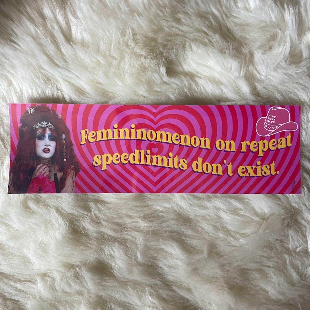 Chappell Roan Femininomenon Bumper Sticker - Etsy