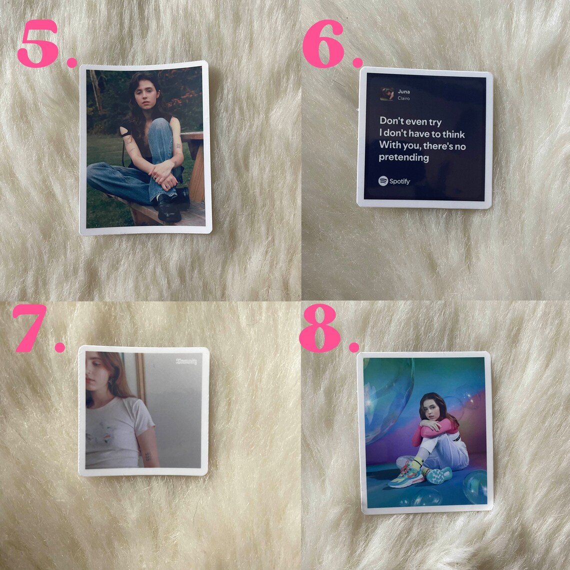 Clairo Sticker Collection Handmade Stickers - Etsy