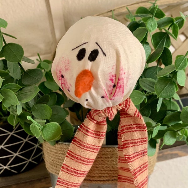 Snowman Head Tree Topper - Etsy