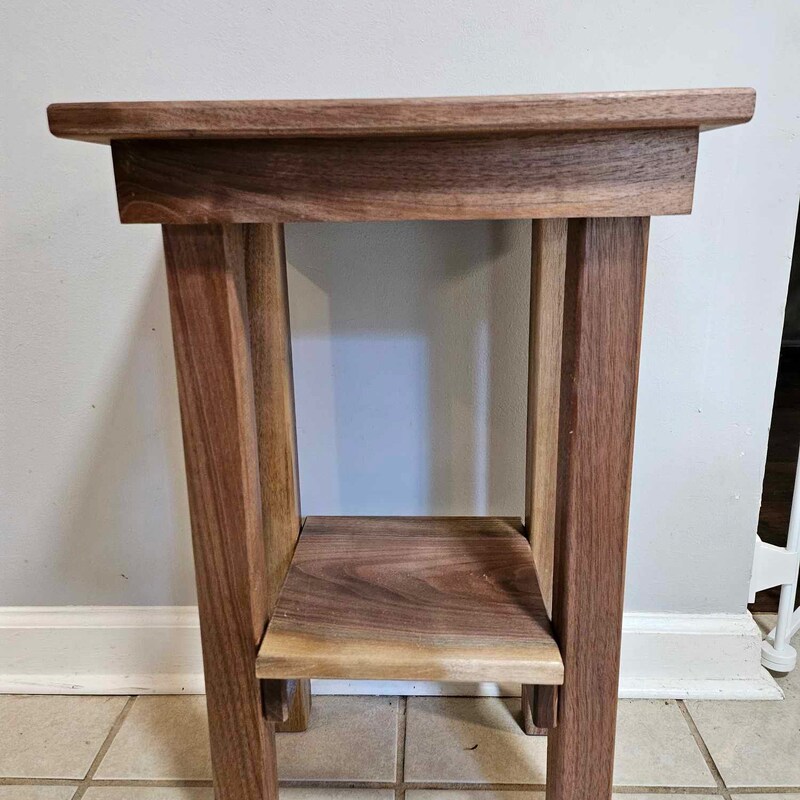 Walnut End Table - Etsy