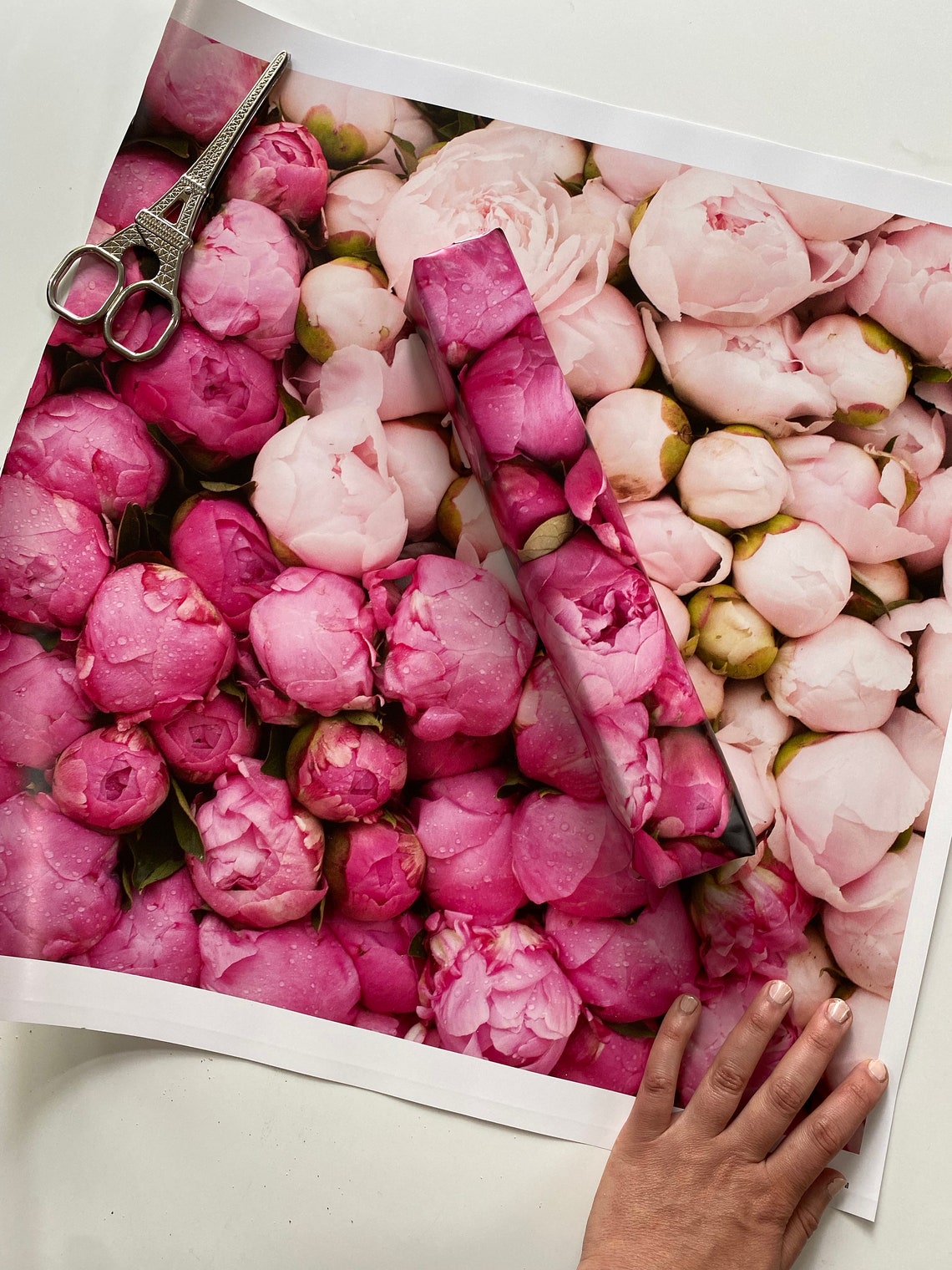 Peony Wrapping Paper, Pink Wrapping Paper, Pink Hues, Pink Peony ...