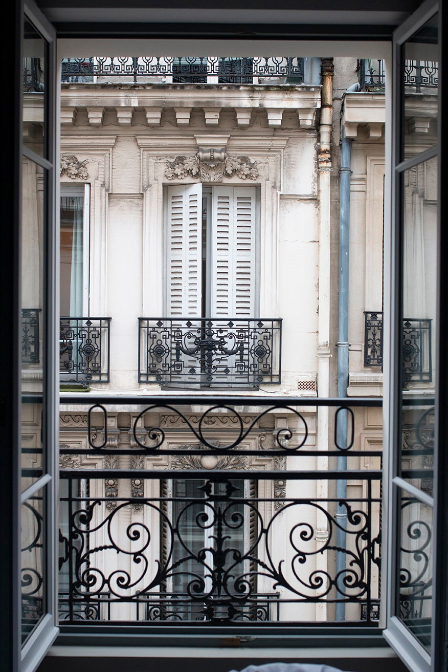 Paris Photography, Parisian Window in the Morning, Bedroom Scene, Paris ...