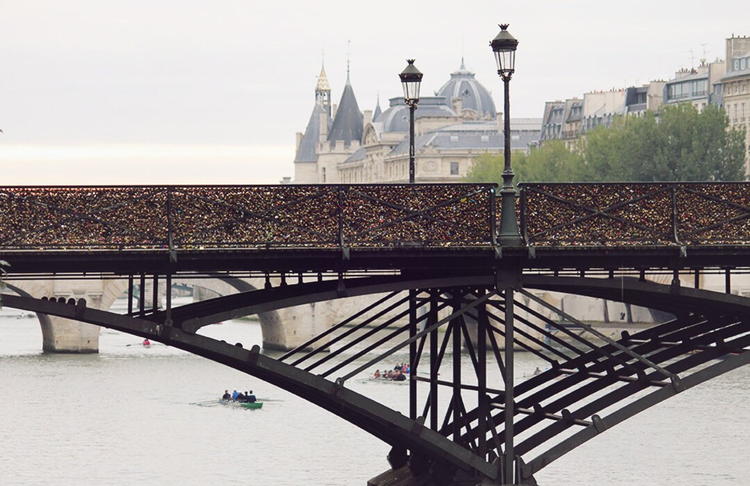 Paris Photography, Morning on the Seine Pont Des Arts, Paris Lock ...