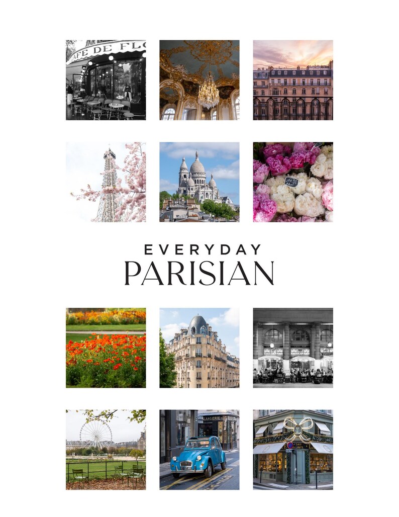Paris Calendar, A Year in Paris Calendar 2026, Francophile Gift, Paris ...