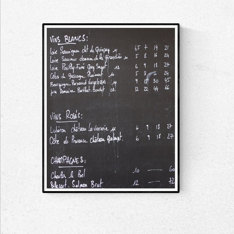 Chalkboard Wine - Etsy