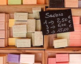 Bathroom Art French Soap in Provence the Markets of Southern | Etsy