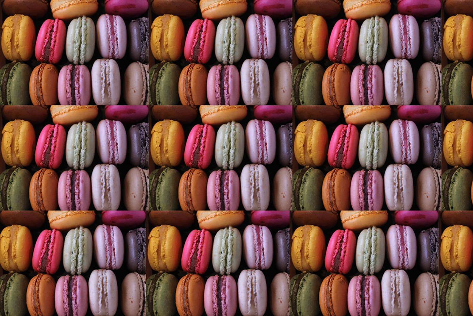 Macaron Wrapping Paper Francophile Gift Holiday Wrapping | Etsy