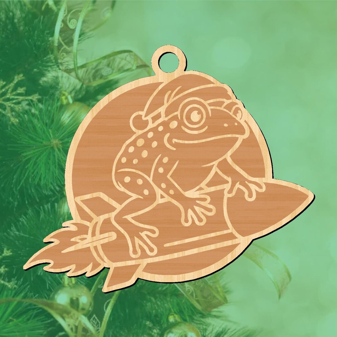 Laser Cut File Svg, Ornament Svg, Christmas Ornament Svg, Toad Svg ...