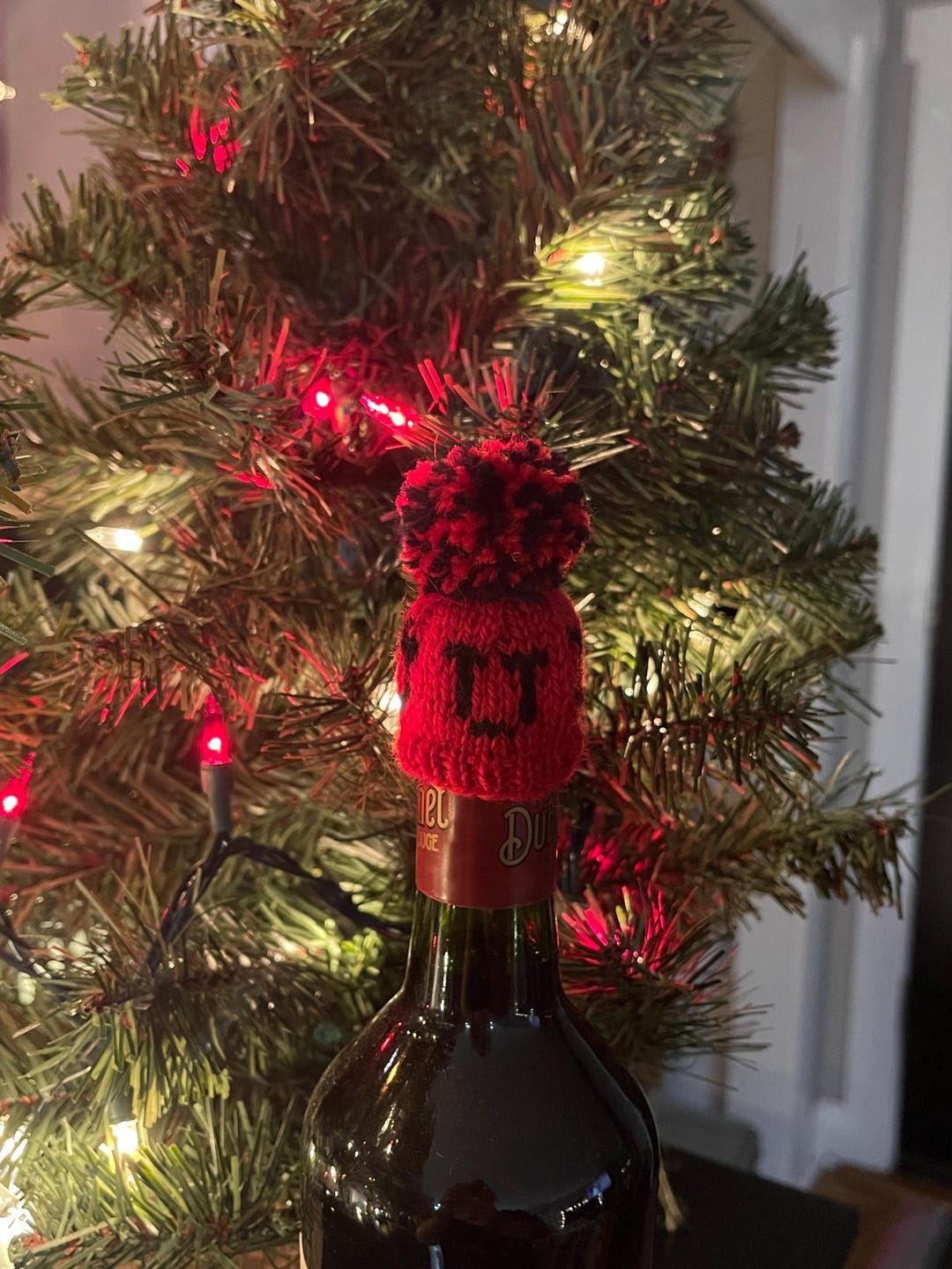 Handknit University of Utah Bottle Beanie - Officially Licensed, Red ...