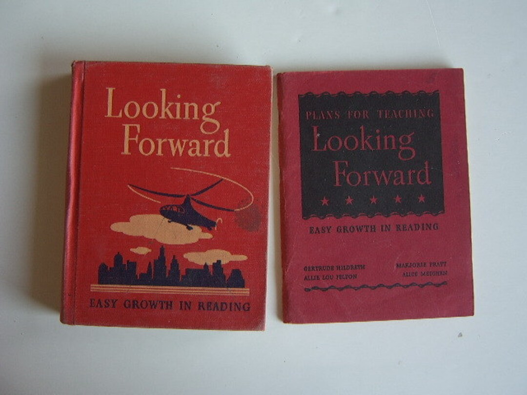 1940s Vintage School Reader Set Student and Teacher Guide Looking ...