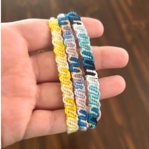 Vertical Wave Pattern Friendship Bracelet - Etsy