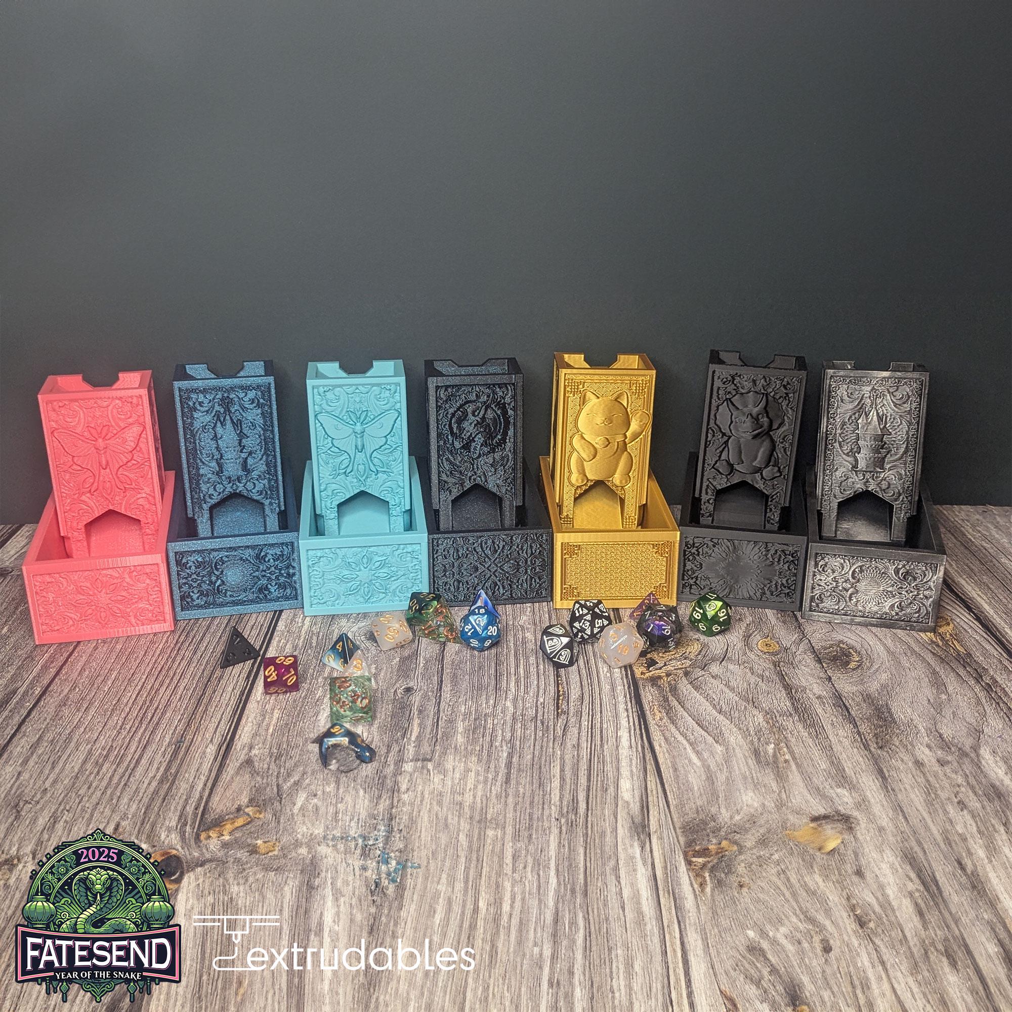 Collapsible Foldable Dice Tower | Mini Dice Tower | Pocket Dice Tower ...