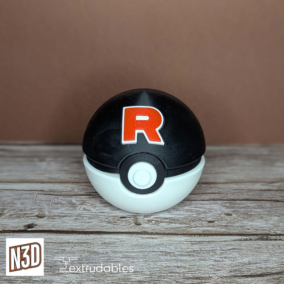 Team Rocket Pokeball | Pokemon Character Balls | Pokemon Fan Gift ...