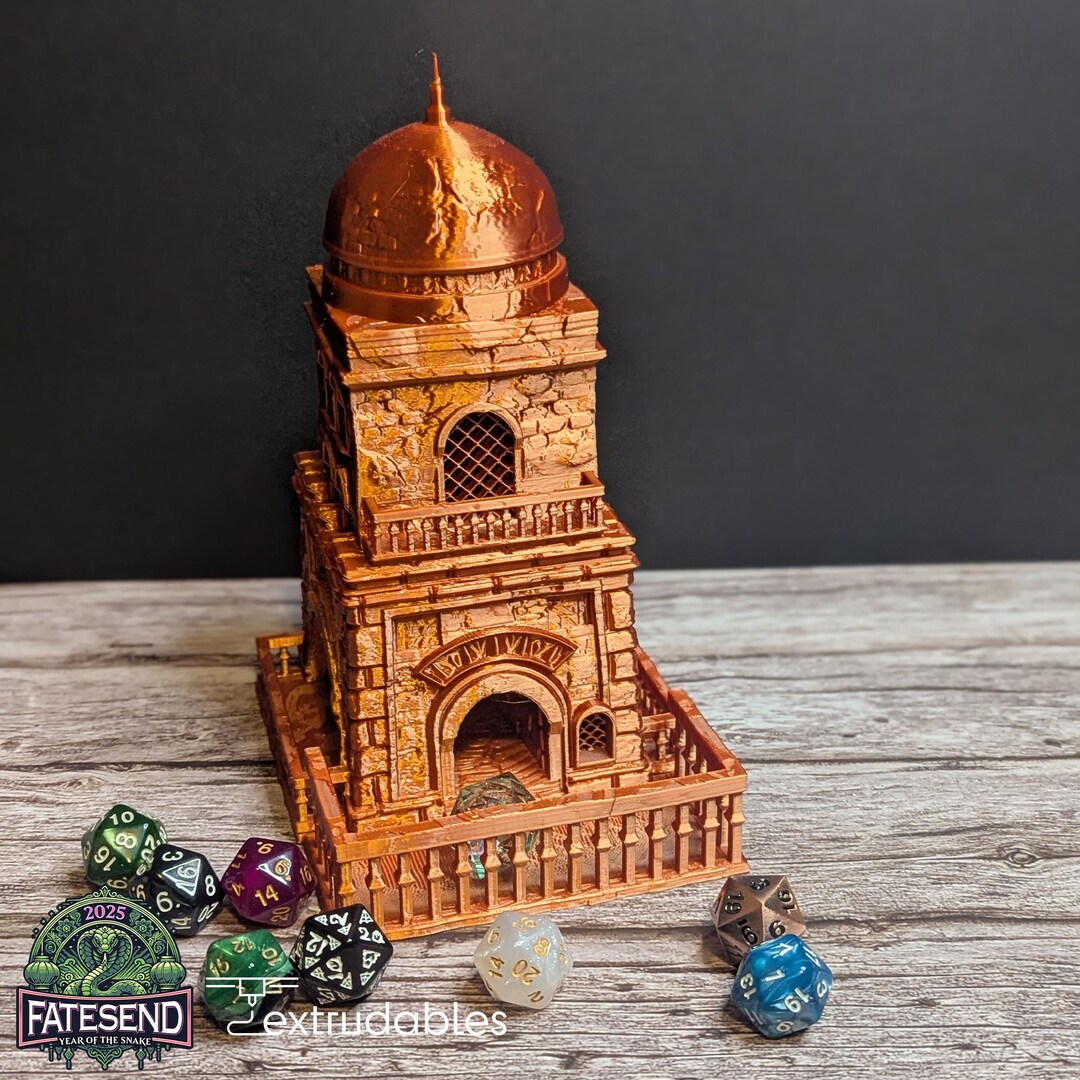 Sand Citadel Dice Tower | Dungeons and Dragons | Table Top Gaming ...