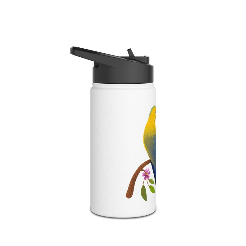 Stainless Steel Water Bottle - Bird - Etsy