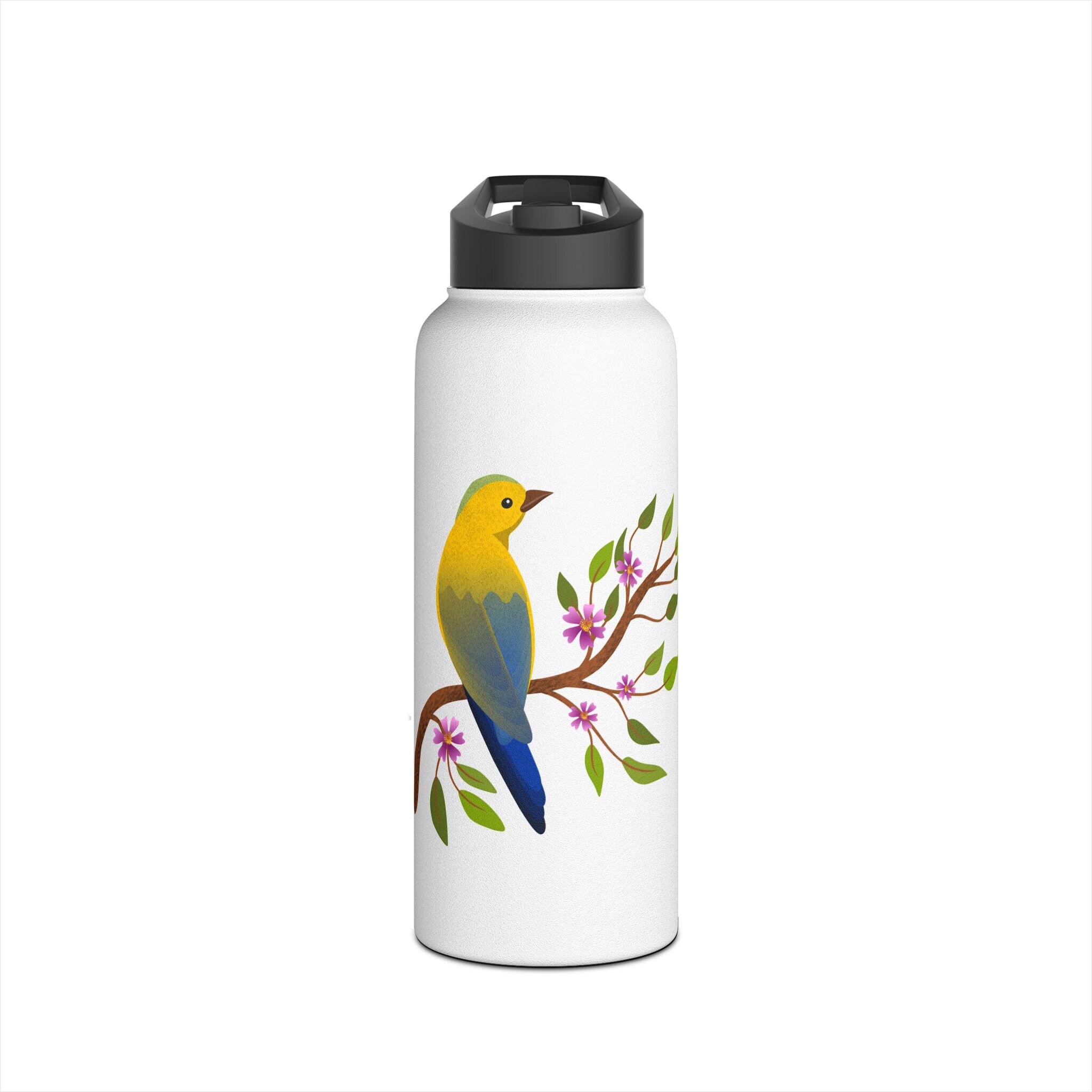 Stainless Steel Water Bottle - Bird - Etsy