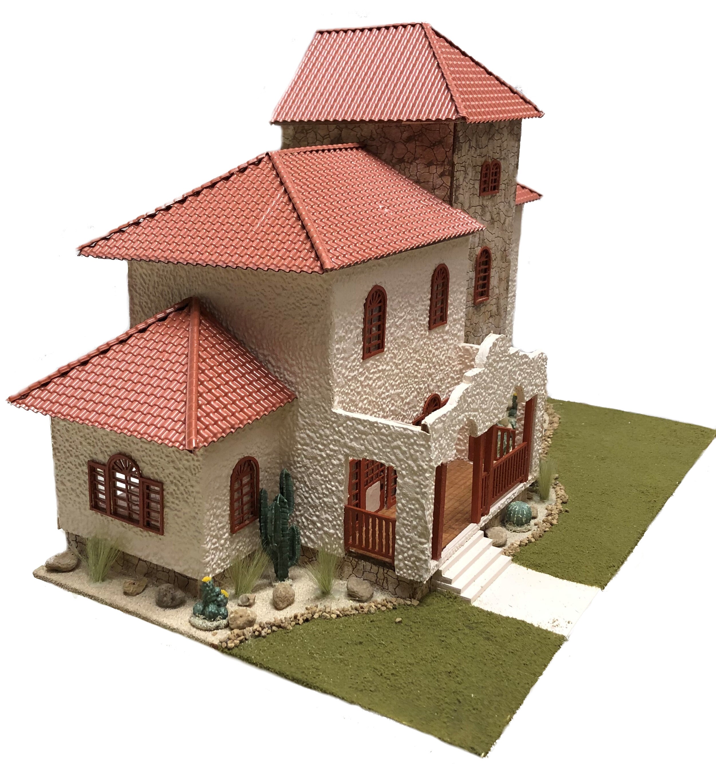 1:48 New Complete Kit – Quarter Inch Scale Southwestern Style House Kit ...