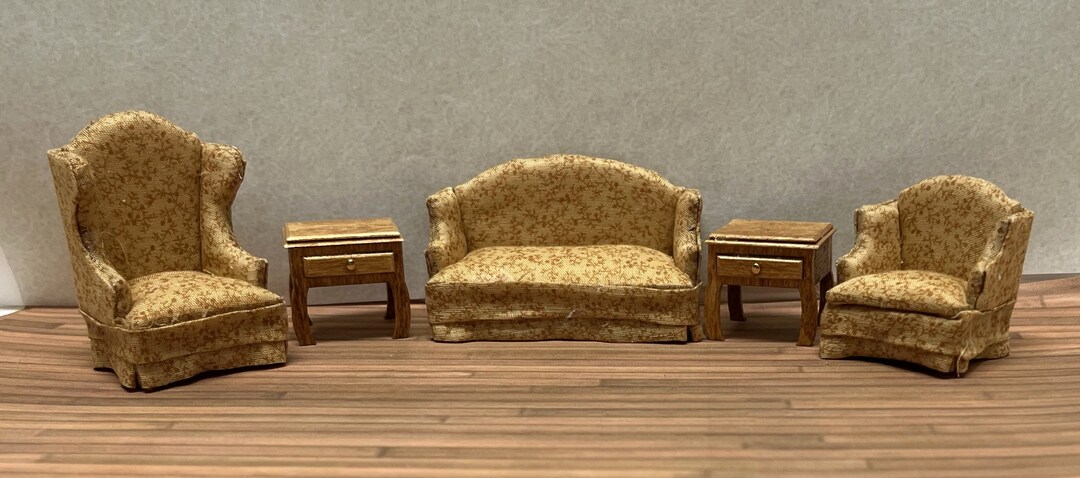 1:24 Half Inch Scale Traditional Living Room Furniture Kit - Etsy