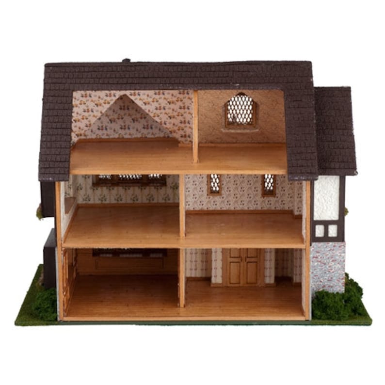 1:48 Complete Kit Quarter Inch Tudor Style House - Etsy