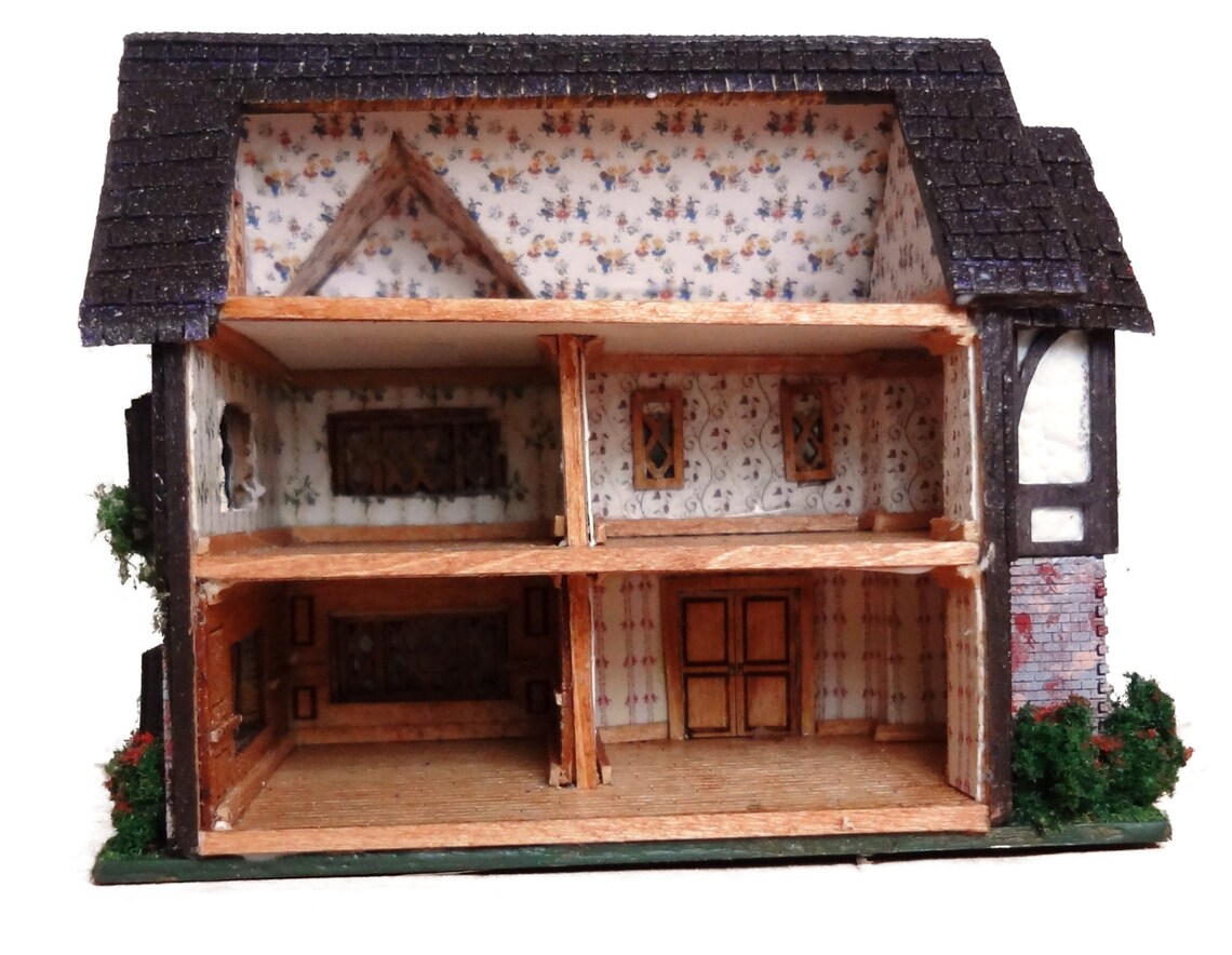 Complete Kit - 1:144th Inch Tudor Style House - Etsy