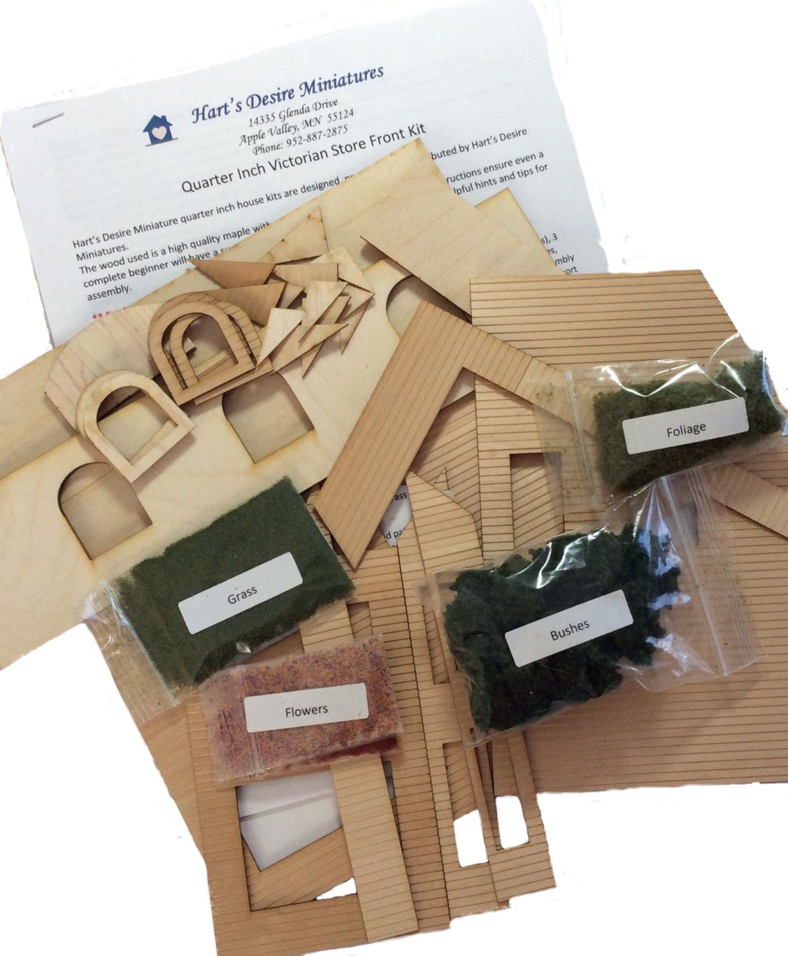 1:48 Complete Kit Quarter Inch Victorian Store - Etsy