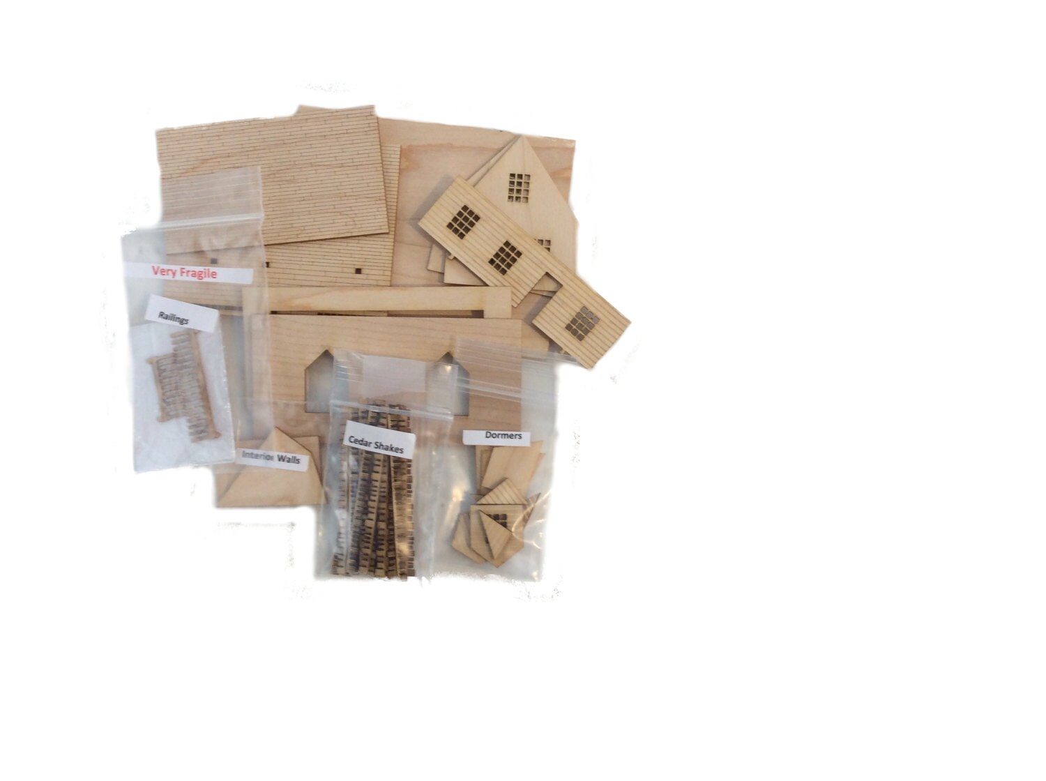 Complete Kit - 1:144th Inch Scale Three Quarter Cape Cod House - Etsy