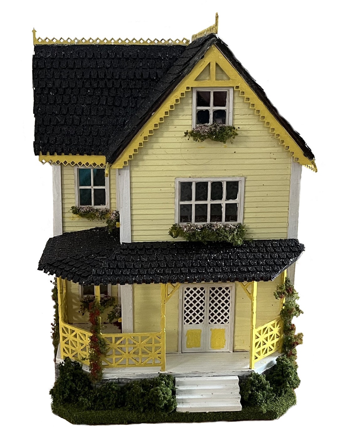New 1:48 Scale Complete Kit – Quarter Inch Scale Yellow Wall House Kit ...